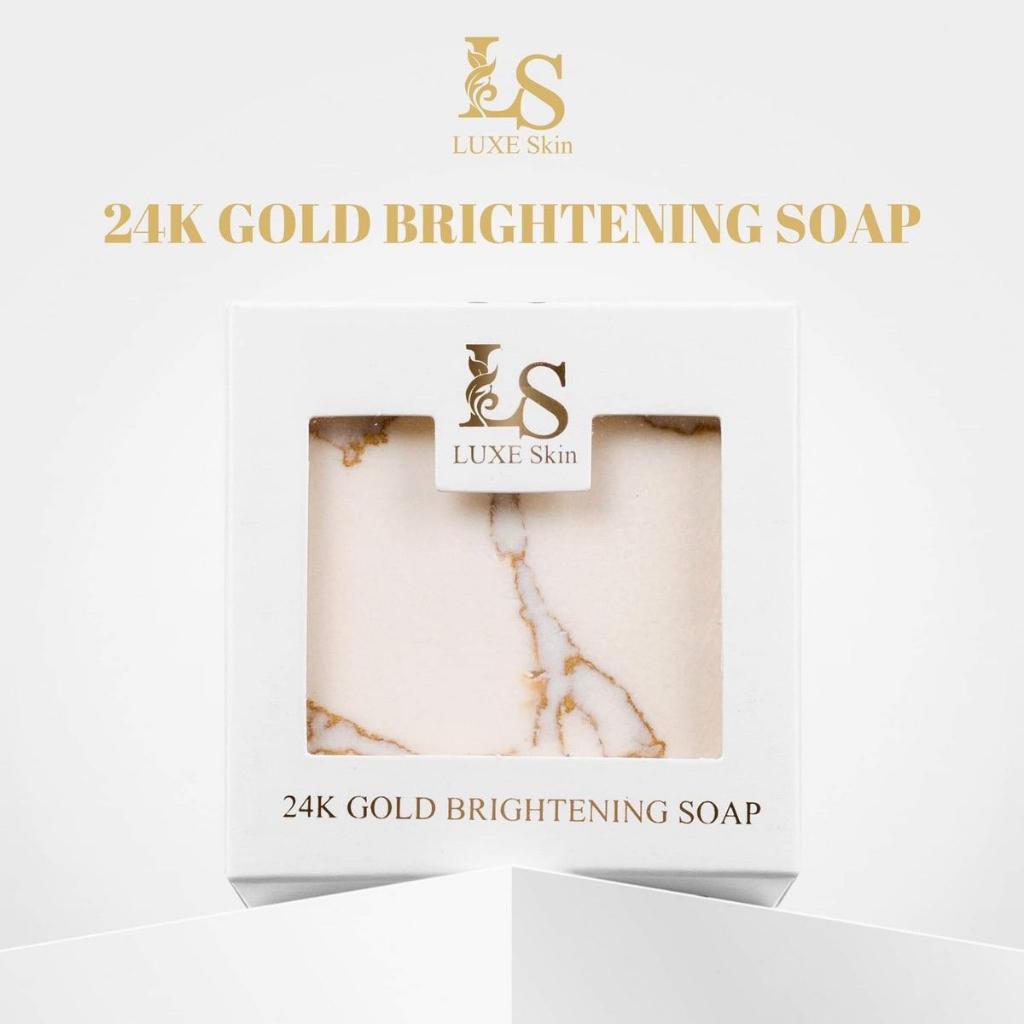 LUXE SKIN 24K GOLD BRIGHTERNING SOAP | Shopee Philippines