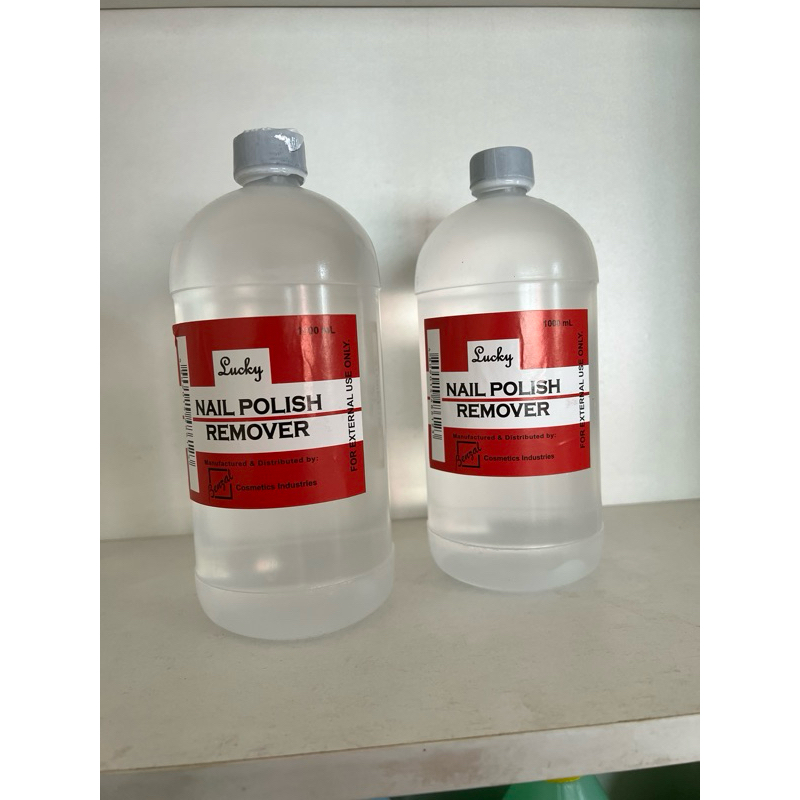 Nail polish remover 1000ml white acetone | Shopee Philippines
