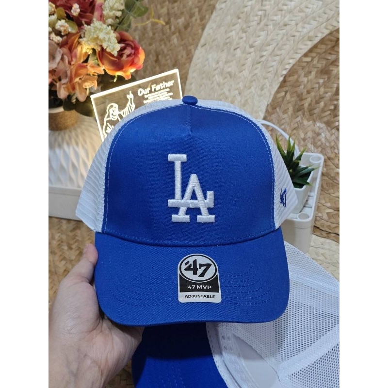 LA DODGERS A FRAME NET CAP BLUE | Shopee Philippines