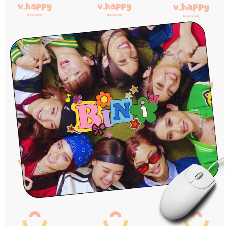 BINI P-Pop Inspired Group/Solo Fanmade Computer Mouse Pad | Shopee ...