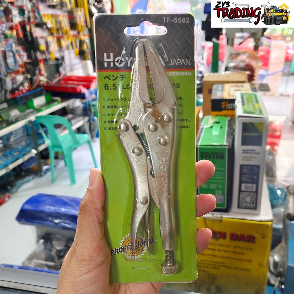HOYOMA JAPAN Long Nose Vise Grip 6.5" Inches Locking Plier | Shopee ...