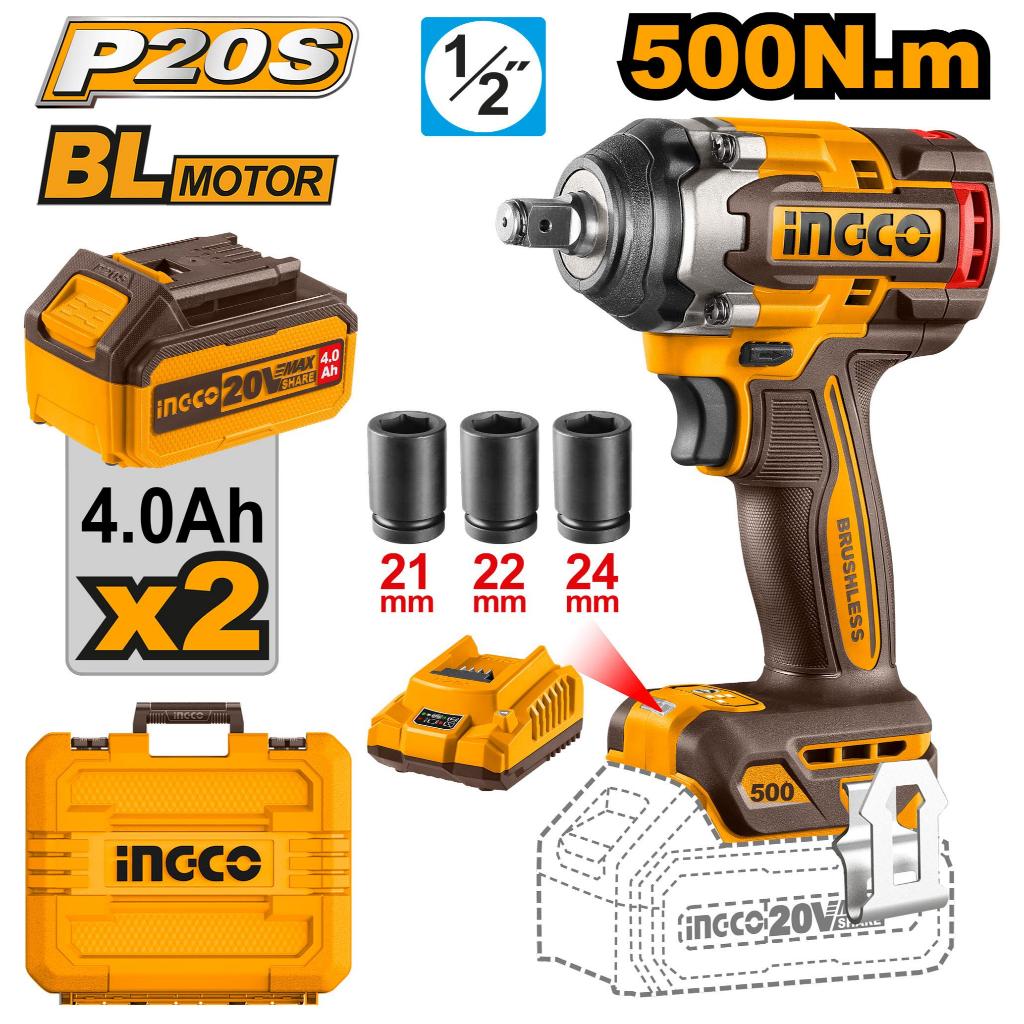 INGCO Cordless Impact Wrench | CIWLI20501 & CIWLI2050 | Shopee Philippines