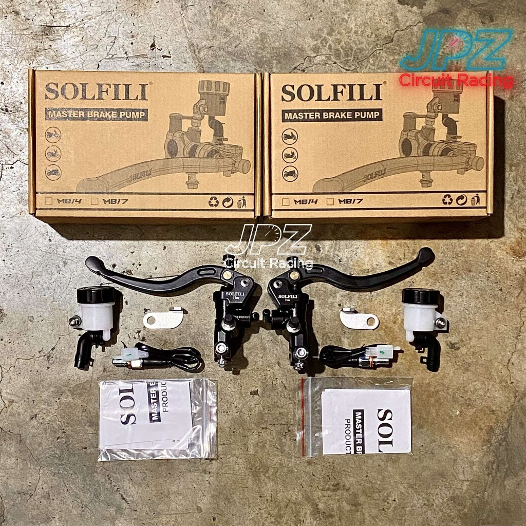 SOLFILI MB-14 Master Brake Pump 14mm (UNIVERSAL) | Shopee Philippines