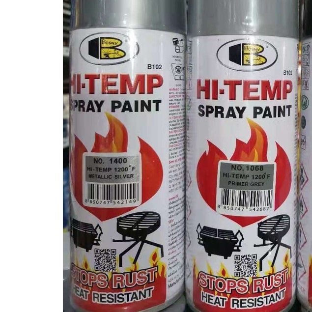 {Bosny} Hi-Temp 1200F - Bosny (Original) - (Flat Black/Primer Grey ...