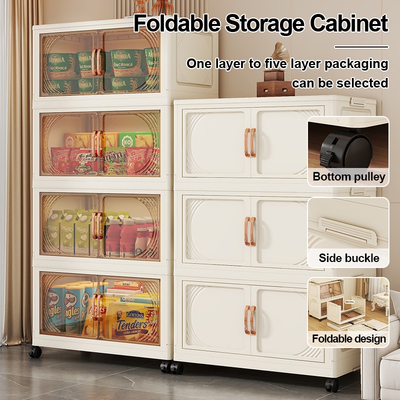 Foldable Storage Cabinet Drawer Box For Clothes Plastic Clothes Storage ...