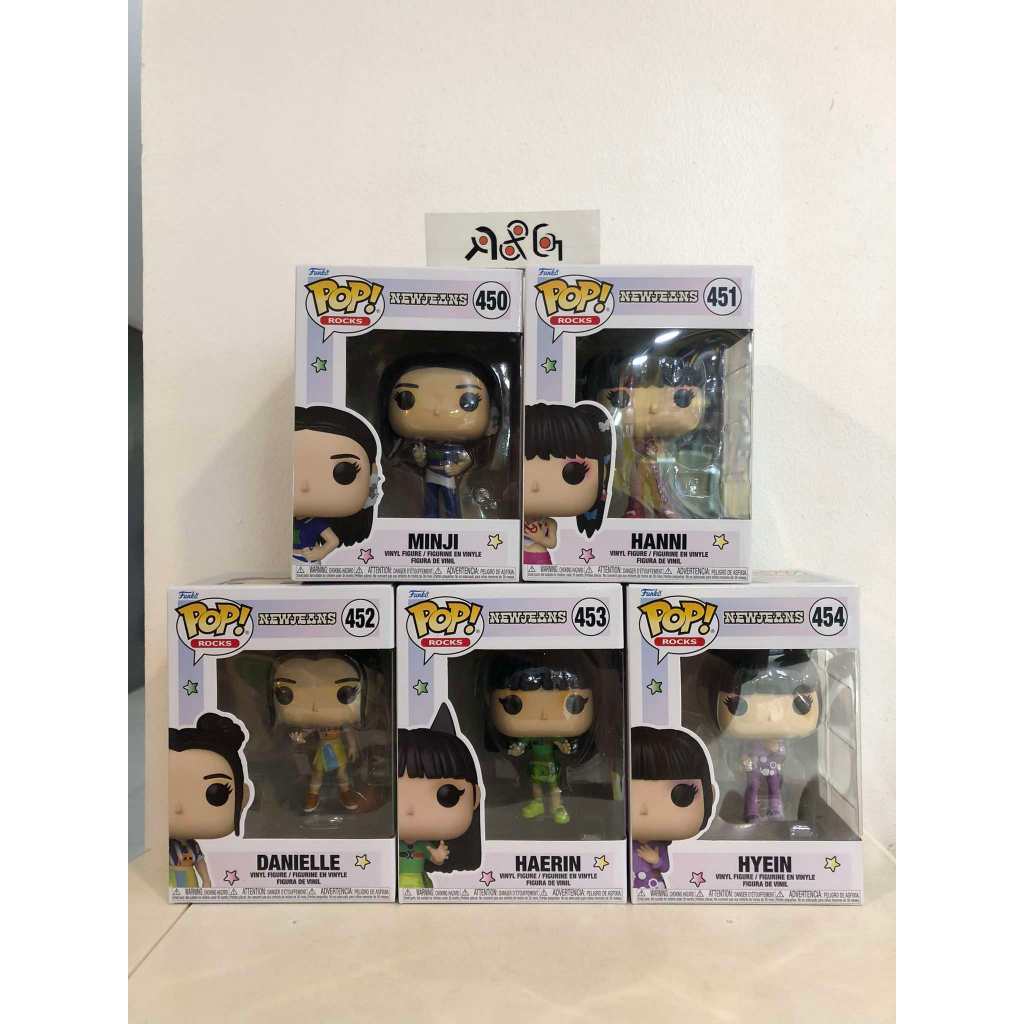 Funko POP! Newjeans - Minji, Hanni, Danielle, Haerin, Hyein Set of 5 ...
