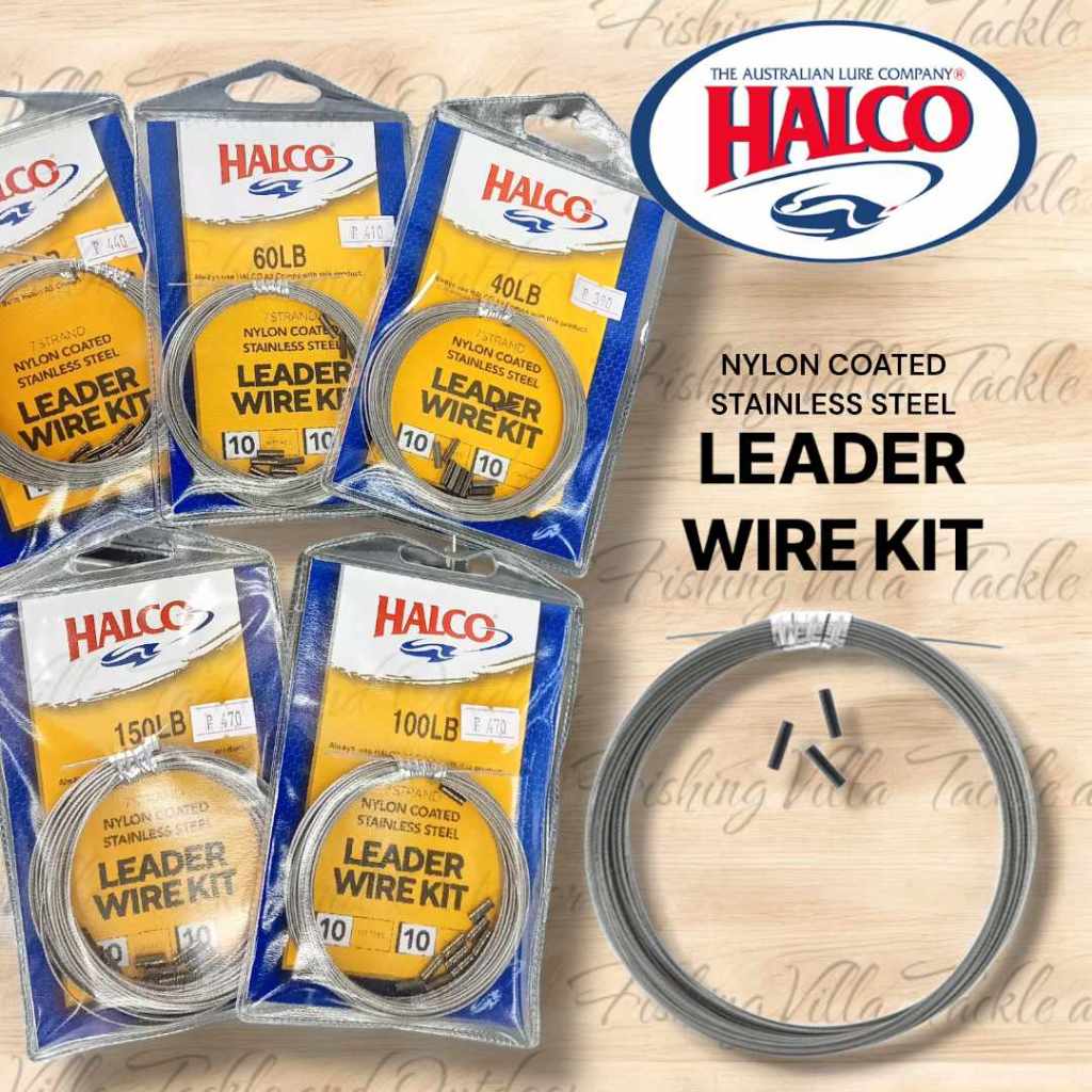 HALCO Nylon Coated Stainless Steel LEADER WIRE KIT - High Quality ...