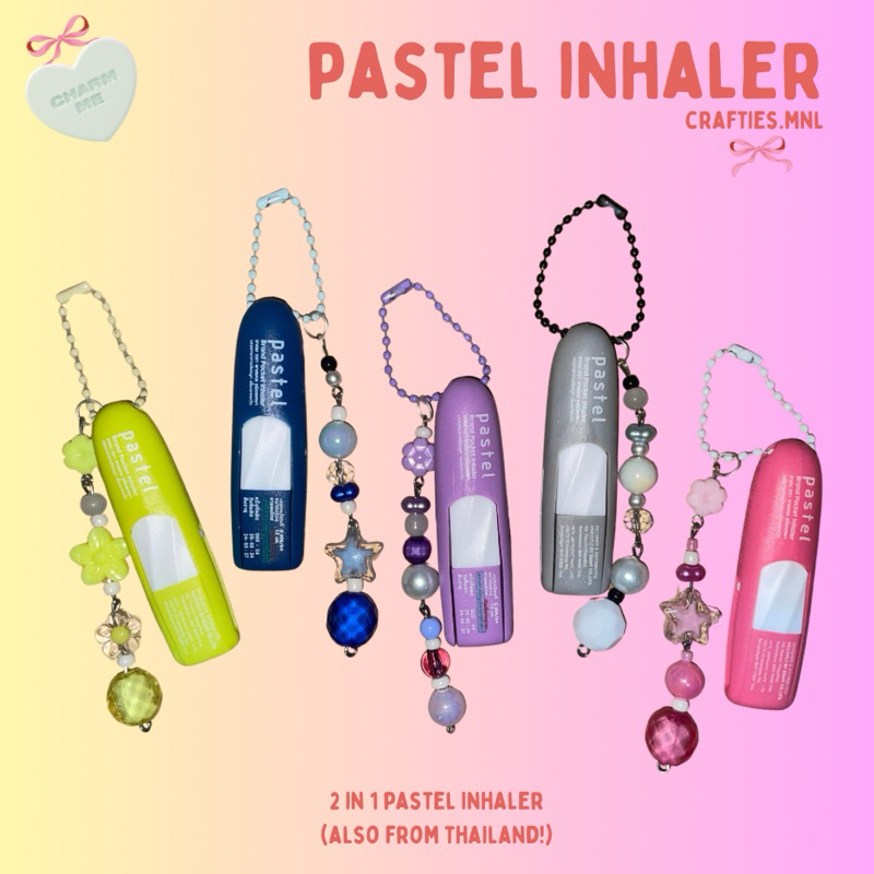 pastel inhaler keychain | crafties.mnl | Shopee Philippines