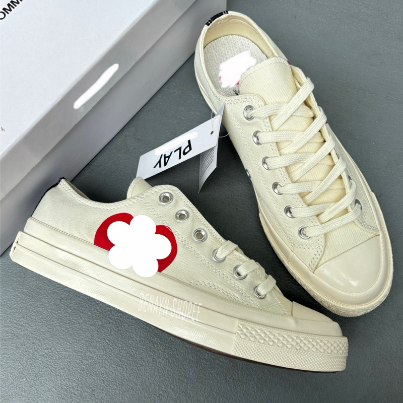 CDG Playy x Con All Star Men's & Women gauranteed high quality | Shopee ...