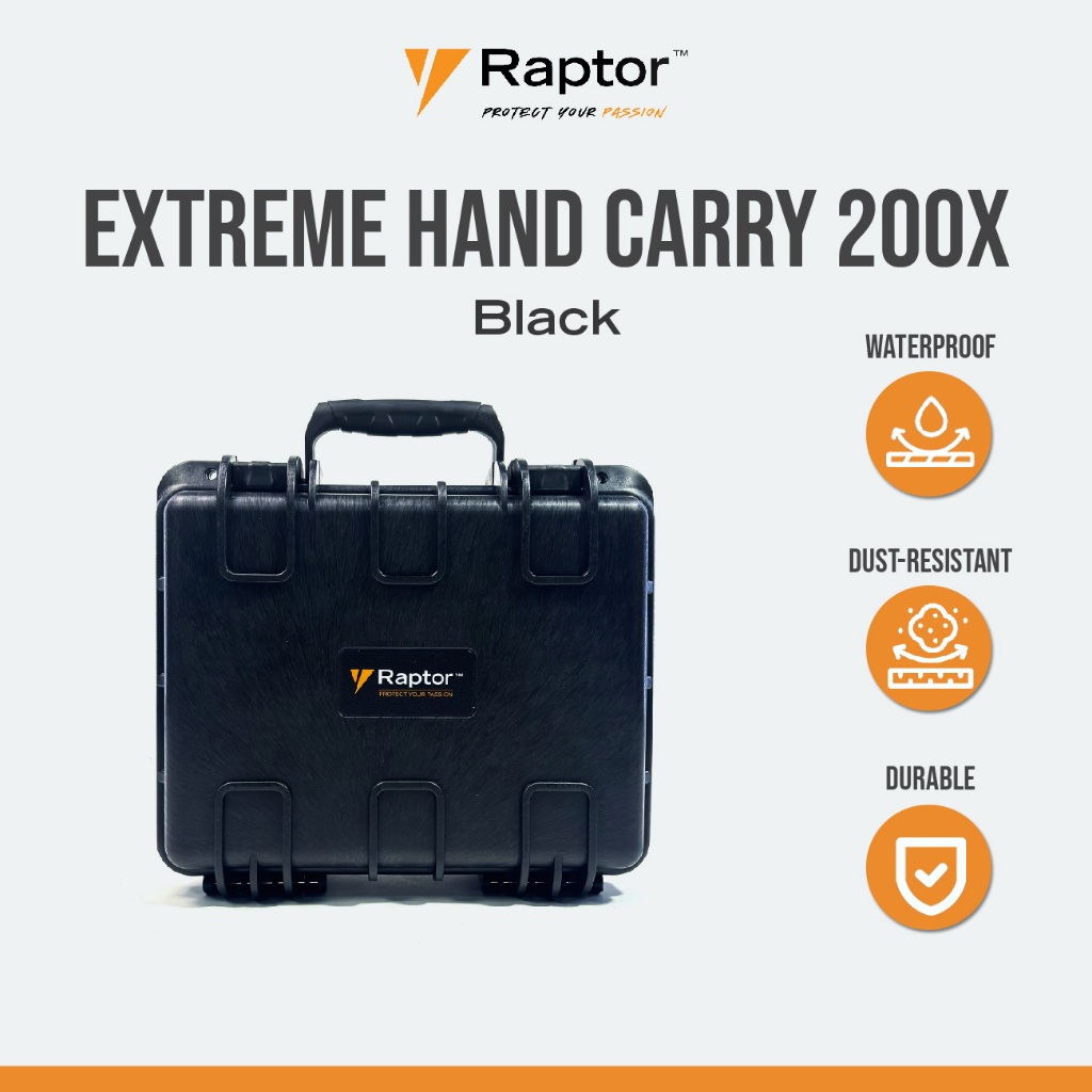 Raptor Case Extreme Hand Carry 200x for Camera, Drone & Accessories ...