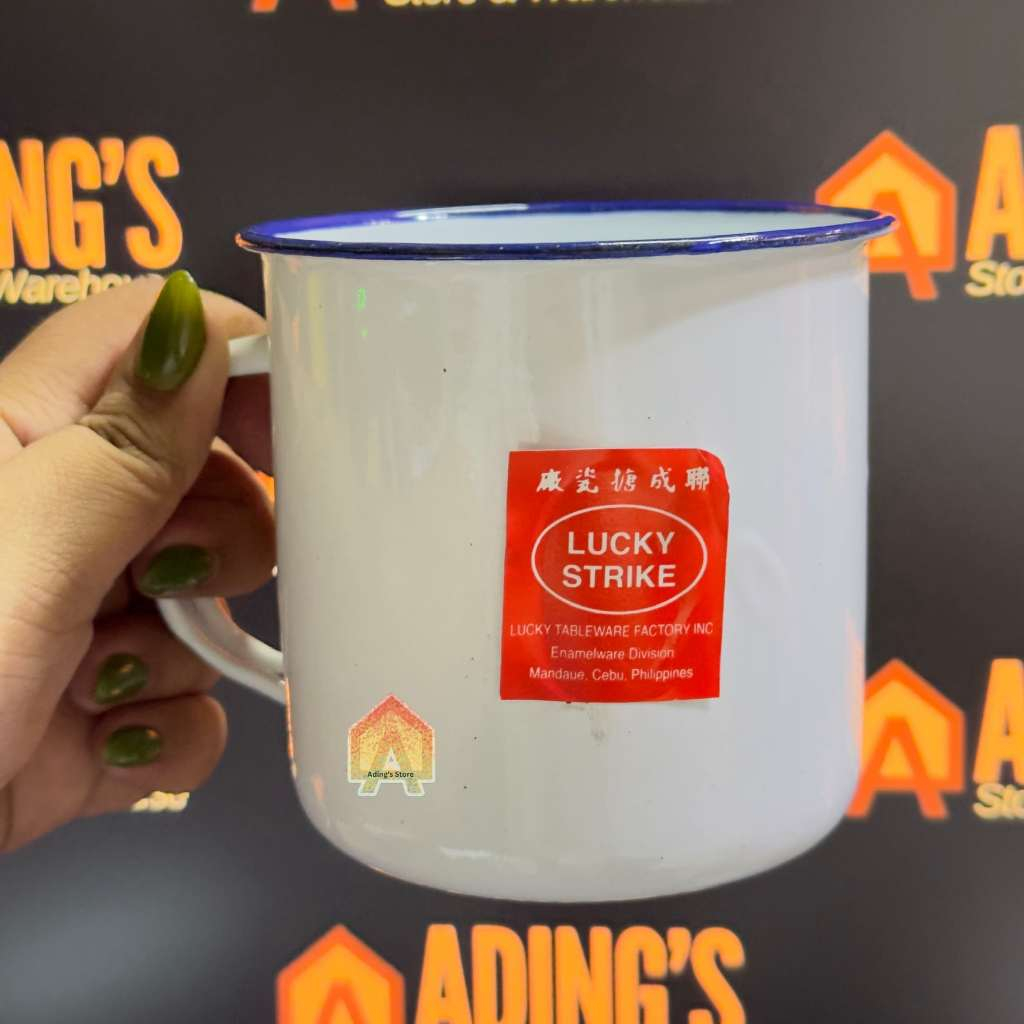 ENAMEL MUG CUP VINTAGE SARTIN BASO | Shopee Philippines