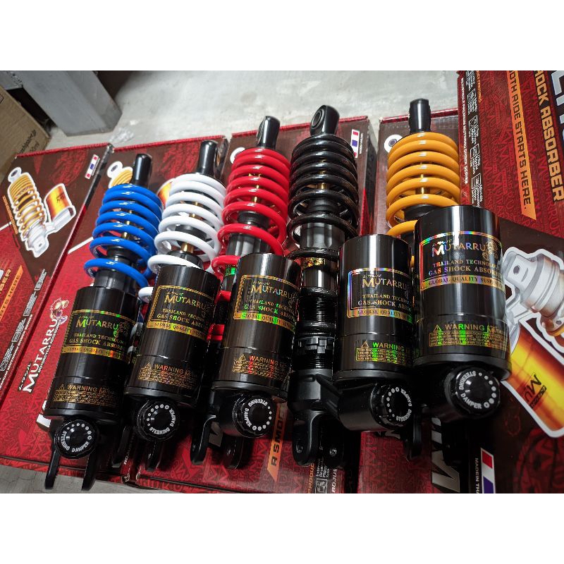 MUTARRU inverted rear shock V1 (non adjustable) (mio/m3/click/beat/beatfi/skydrive) | Shopee ...