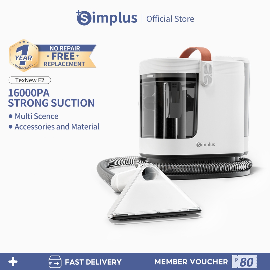 Simplus Wet and Dry Vacuum Cleaner Spot Cleaner Carpet & Upholstery Cleaner BYJH002 | Shopee ...