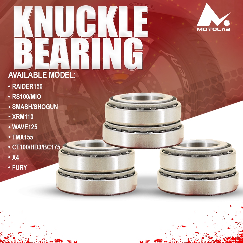 MOTOLAB MOTORCYCLE KNUCKLE BEARING FOR RAIDER150/RS100/MIO/SMASH/SHOGUN ...