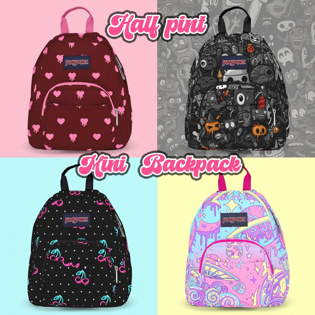 Trendy Hlf Pnt Style Mini Backpack | Lightweight Bag for Kids & Adults ...