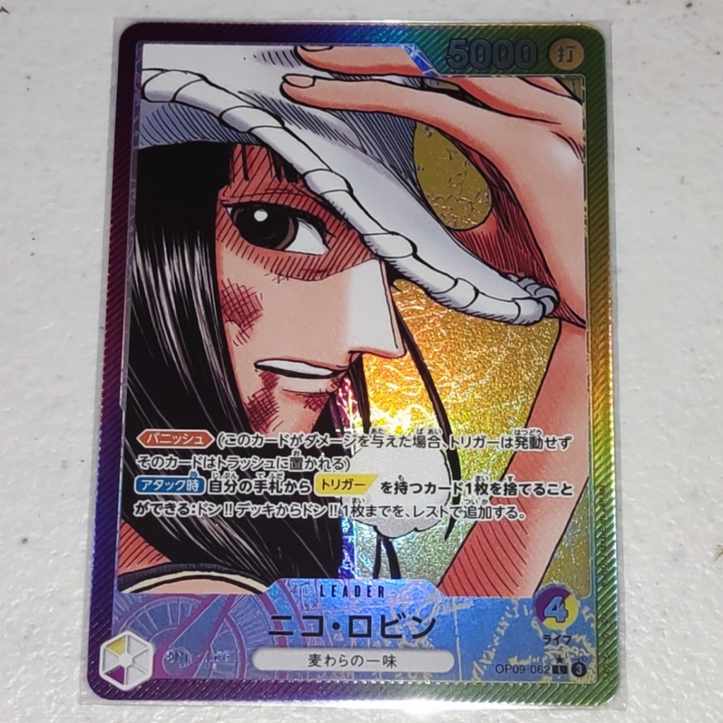 Nico Robin One Piece Card Game TCG OP09-062 Leader Alternate Art ...