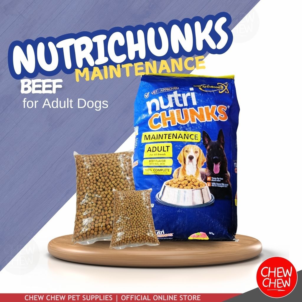 NUTRICHUNKS for Adult Dogs - Beef | Shopee Philippines