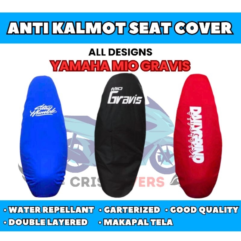 YAMAHA MIO GRAVIS ALL DESIGNS ANTI SCRATCH SEAT COVER DOUBLE LAYERED ...