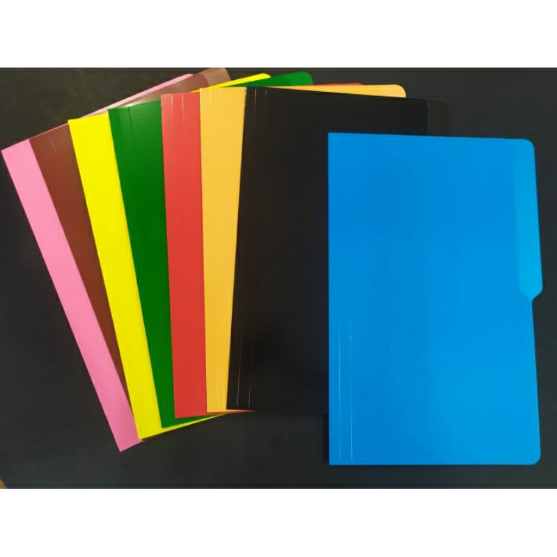 12pcs/Order COLORED FOLDER Long Size Files Documents 14pts. | Shopee ...