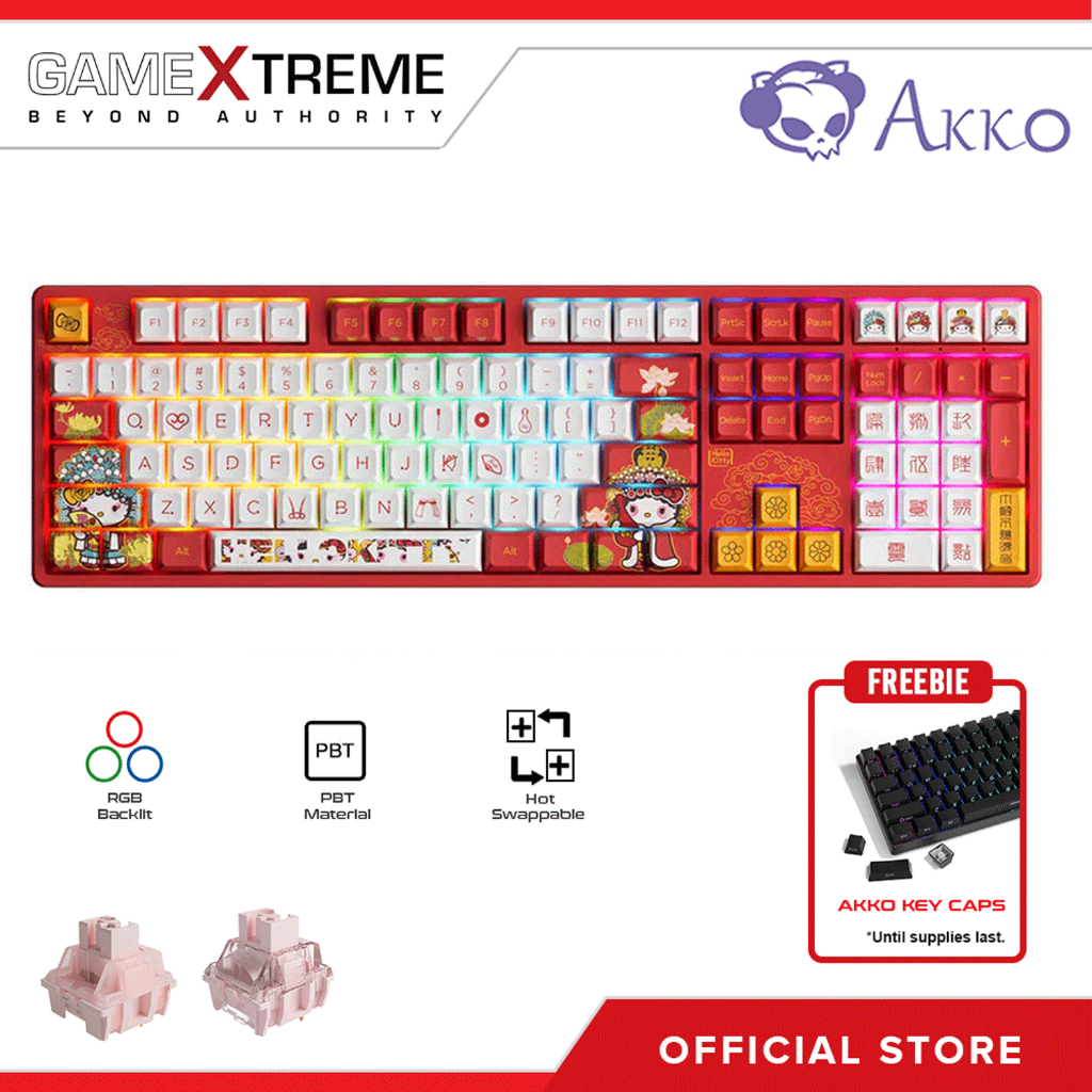 Akko Hello Kitty 5108S Peking Opera A RGB Wired Hot Swappable ...