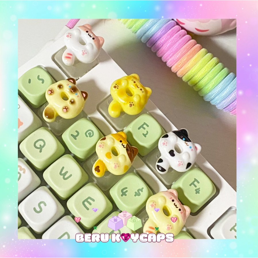Customized Keycaps Artisan Cat Breed Keycaps for Mechanical and ...