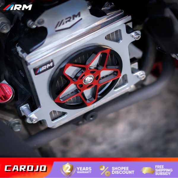 【24H Ship】Spiner RADIATOR COVER PACKAGE 3D ARM TYPE BINTANG + RADIATOR ...