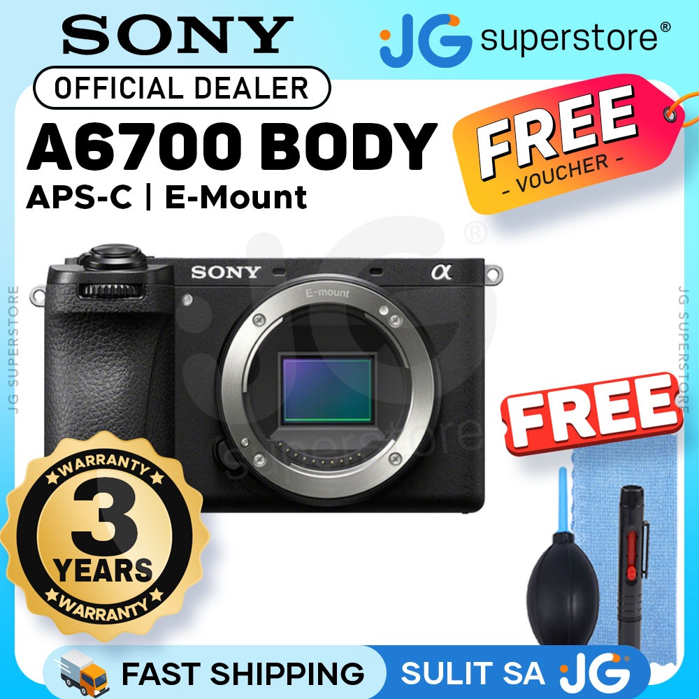 Sony Alpha A6700 Mirrorless Digital Camera Body APS-C E-Mount 4K QFHD ...