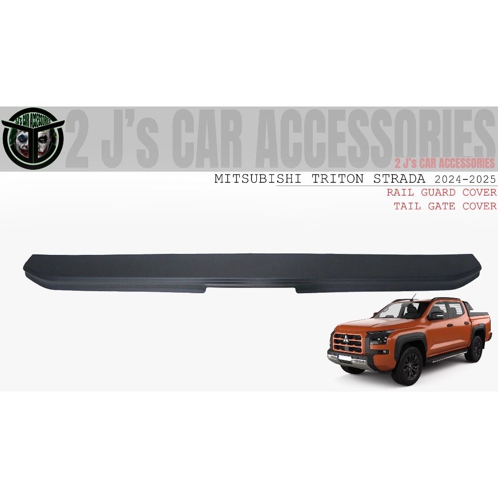 MITSUBISHI TRITON STRADA 2024 TO 2025 TAIL GATE COVER / RAIL GUARD ...