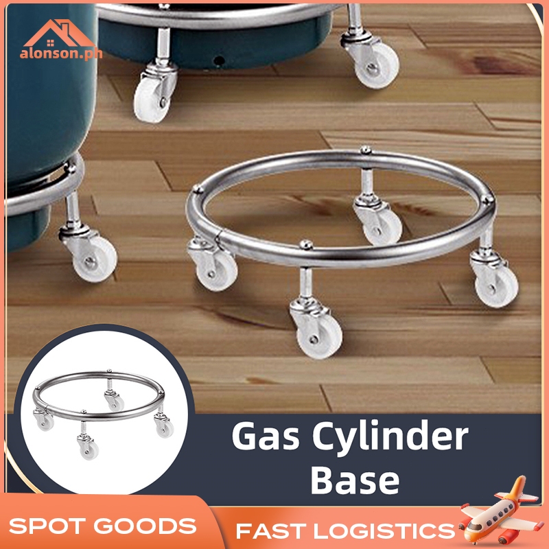 Gas Tank Holder with wheels landege Propane Cylinder Base Propane Tank ...
