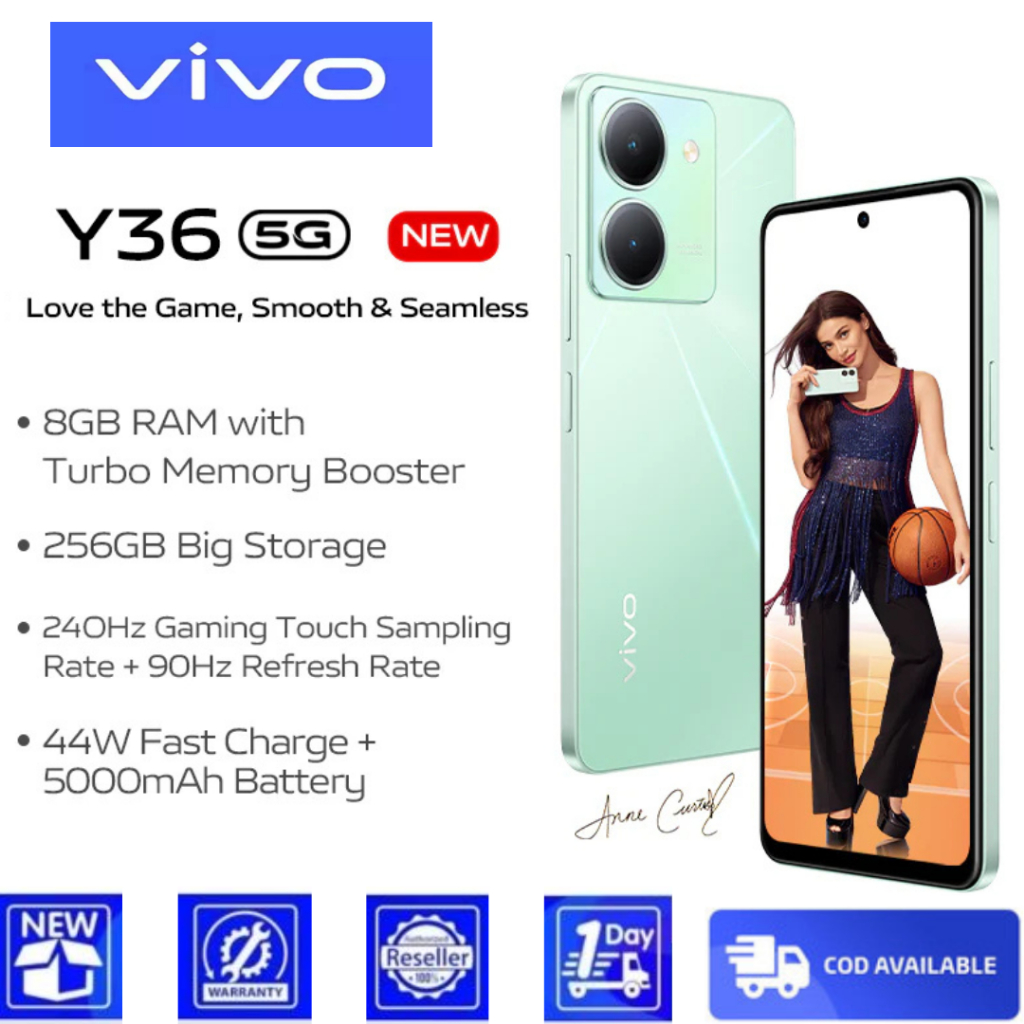 𝐕𝐈𝐕𝐎 Y36 5G | 8GB(+8GB)RAM + 256GB ROM | MediaTek Dimensity 6020 ...