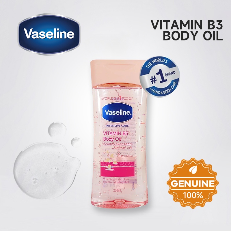 Vaseline VITAMIN B3 Body Oil /Rose Plant Essence Body Lotion/Cocoa ...