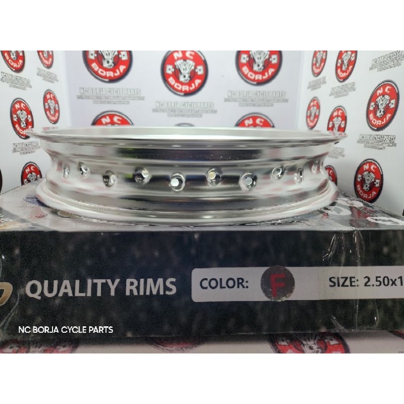 SPD RIM ALLOY SILVER AND BLACK 2.50X17 FOR MOTORCYCLE | Shopee Philippines