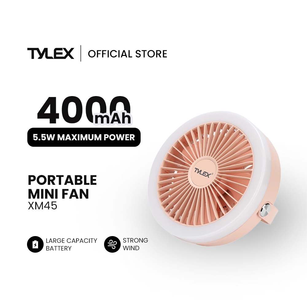 Tylex XM45 Portable Fan Multifunctional Mini Low Noise Wall-Mounted ...