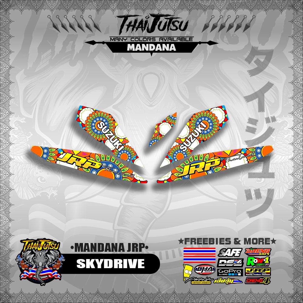 SKYDRIVE CROSSOVER DECALS ( MANDANA JRP ) 【ThaijutsuStickers】 | Shopee ...