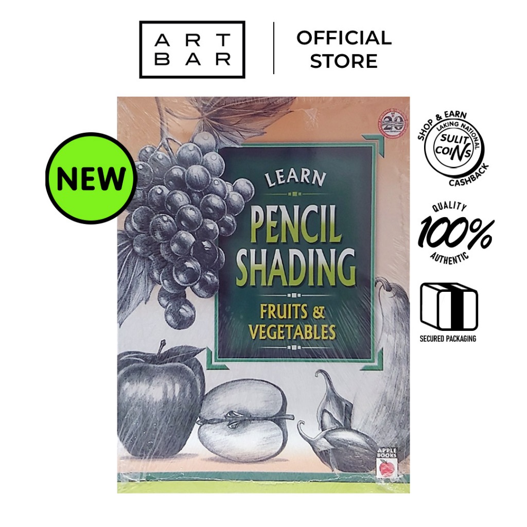 Pencil Shading Fruits & Vegetables Tradepaper - Art Bar | Shopee ...