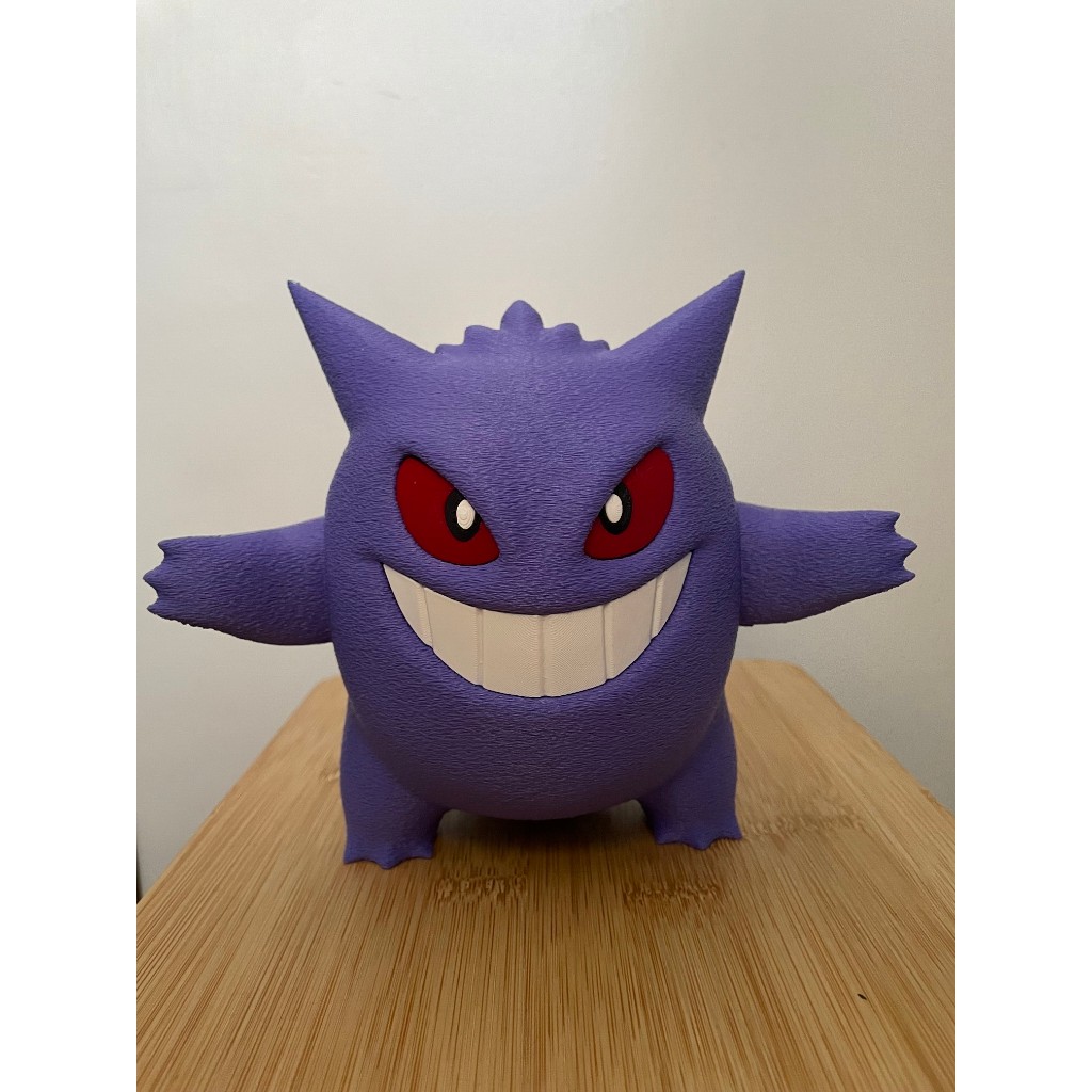 Gengar Pokémon Scaled Pokémon Gengar 3D Printed | Shopee Philippines