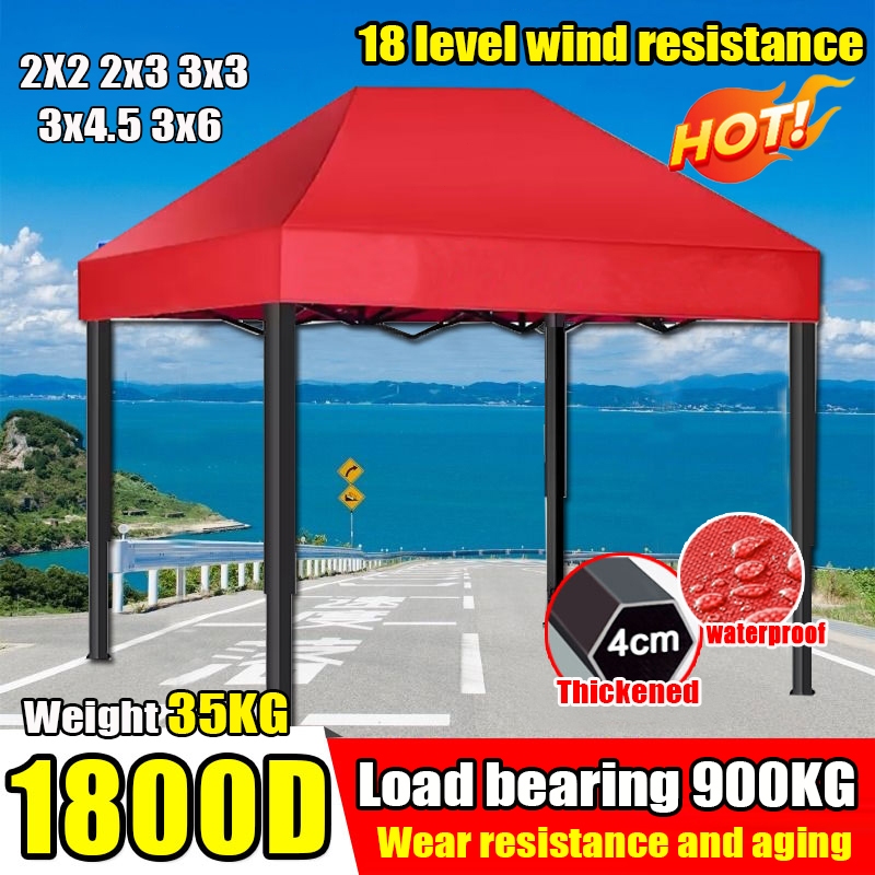2x2 3x3 3x4.5 3x6m Foldable Retractable Tent for camping cottage ...