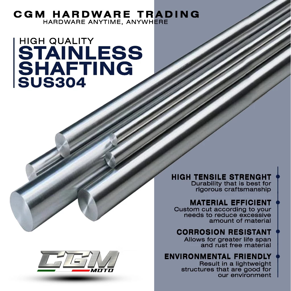 304 Stainless Shafting 3/8” Ø Top Grade Stainless 304 Shafting ...