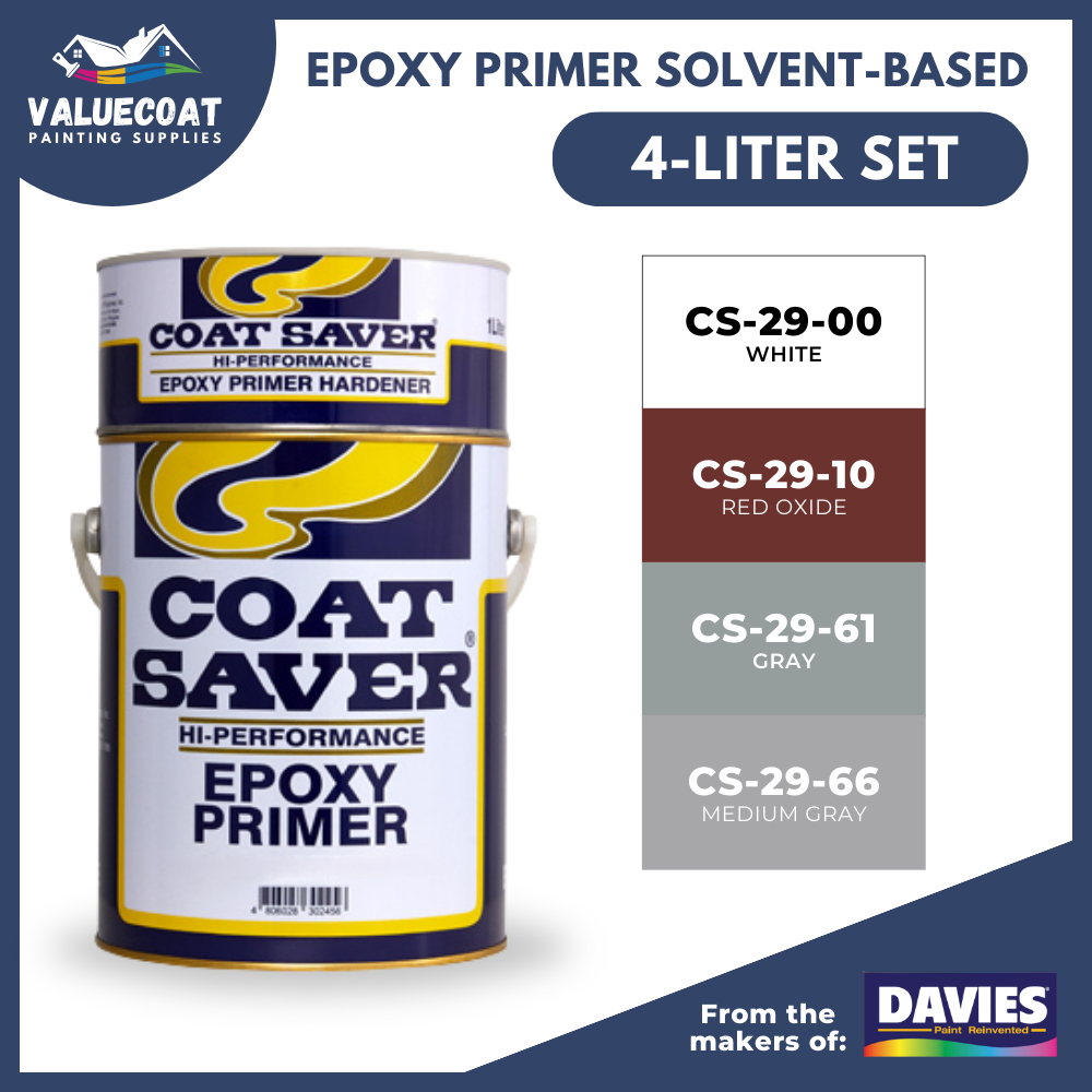 Coat Saver Epoxy Primer (Solvent Based) 4Liters | Shopee Philippines