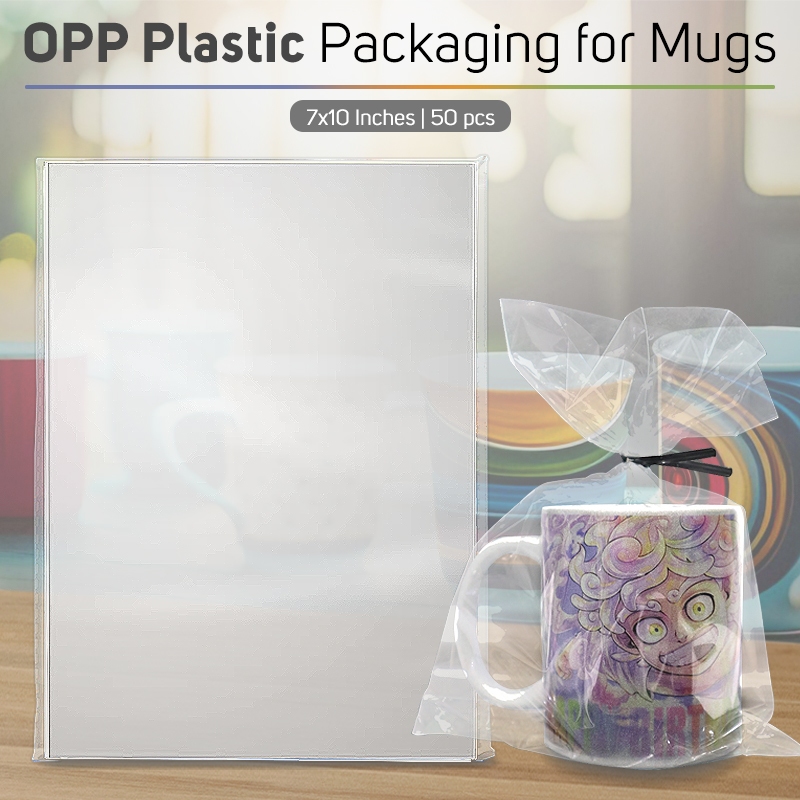 50pcs OPP Plastic Packaging for Mugs 7*10inch | Shopee Philippines