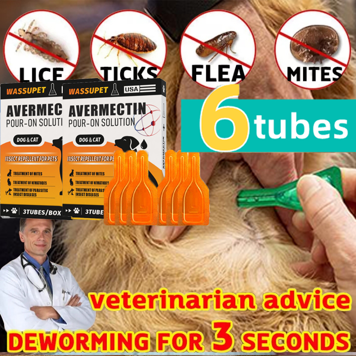 WASSUPET Tick and Flea for Dog Anti Tick Garapata Flea Pulgas Lice Kuto ...