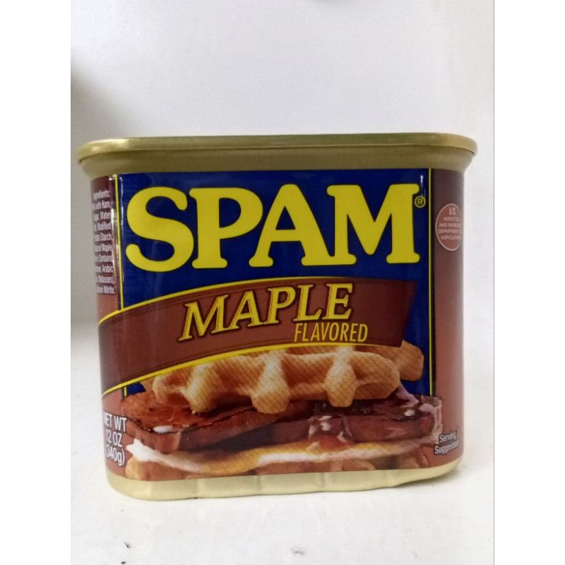SPAM Maple Flavored Canned Ham 12oz | Expiry date: August 2026 | Shopee ...