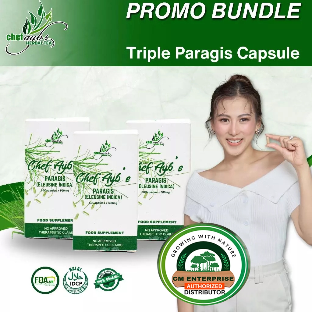 3 Paragis Capsule 60pcs (Trio) | Shopee Philippines