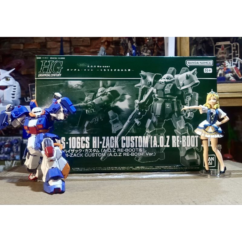 Bandai Gundam HGUC 1/144 Hi-Zack Custom (A.O.Z Re-Boot Ver.) | Shopee Philippines