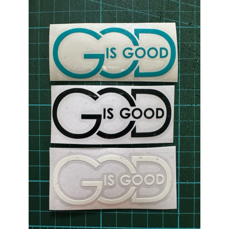 God is good sticker cutout 3 color option | Shopee Philippines