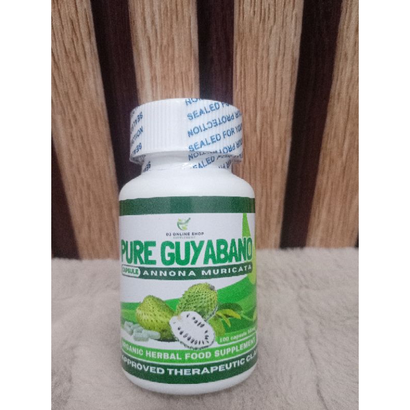 Pure Guyabano Capsule 100pcs.per bottle 100% Original | Shopee Philippines