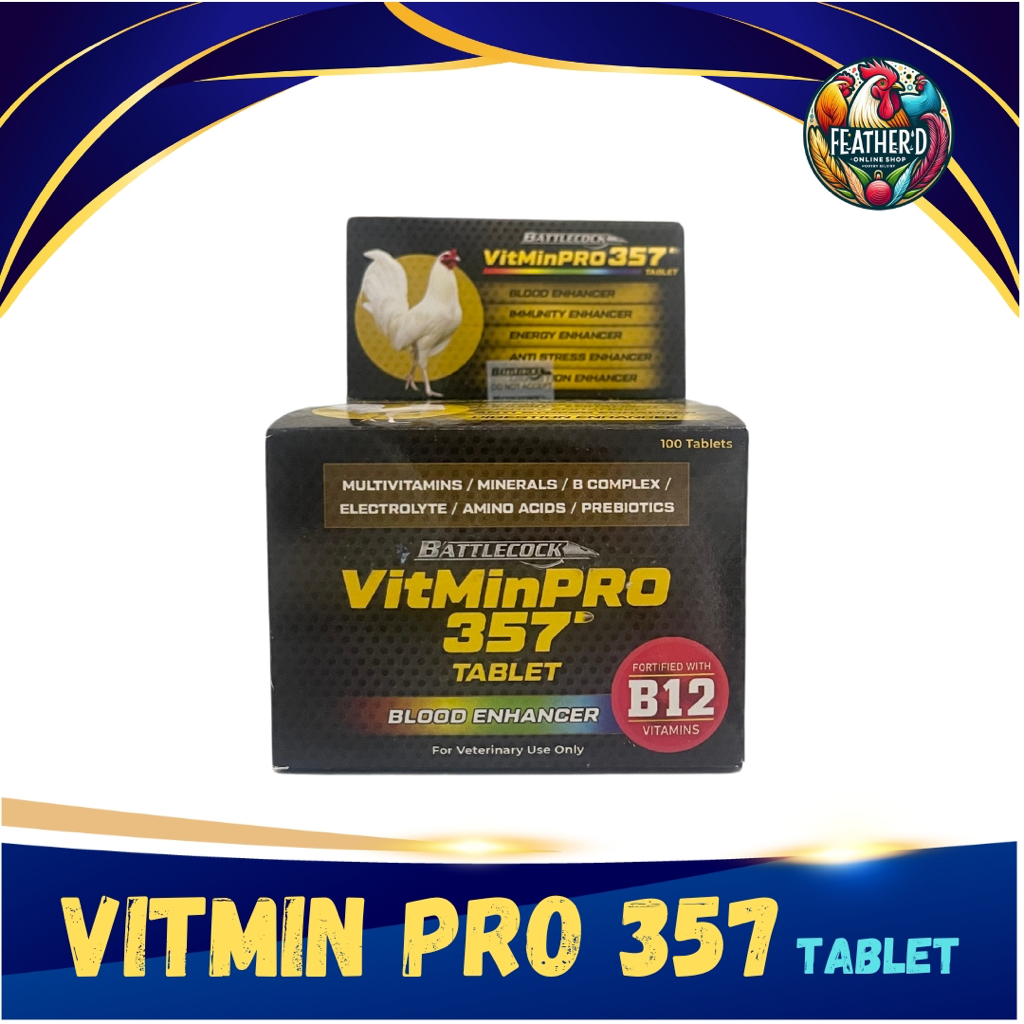 VITMIN PRO 357 Blood Enhancer 1BOX-100Tablets (FOR ANIMAL USE ONLY ...