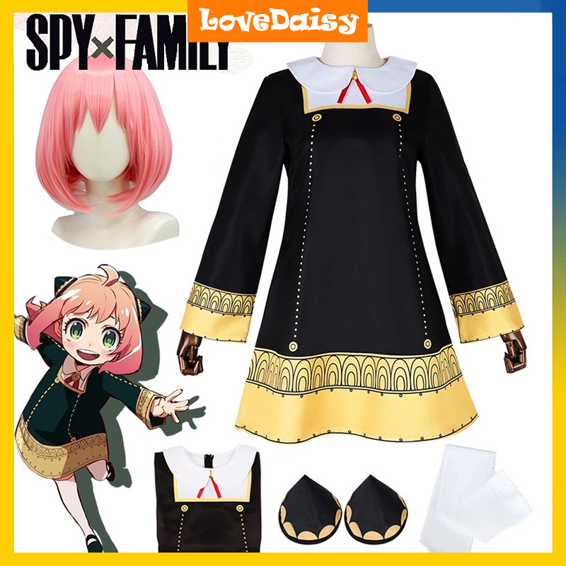 SPY X FAMILY Forger Anya Cosplay Costume Anya's Dress For Girls ...