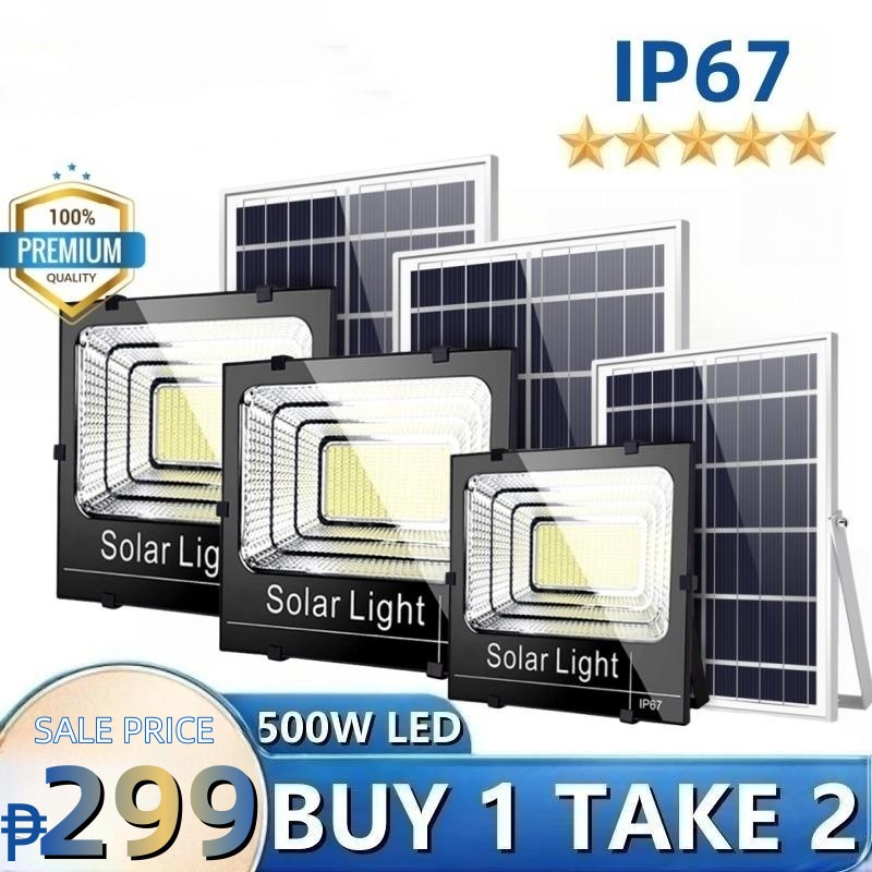 200W Solar Lights outdoor waterproof Flood Solar Light LED Street Lamp ...