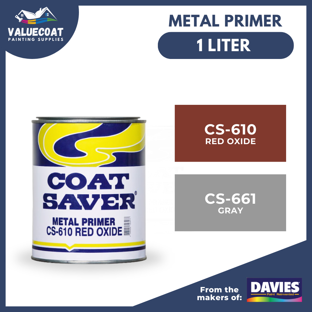 Coat Saver Metal Primer (Alkyd Based) 1Liter | Shopee Philippines